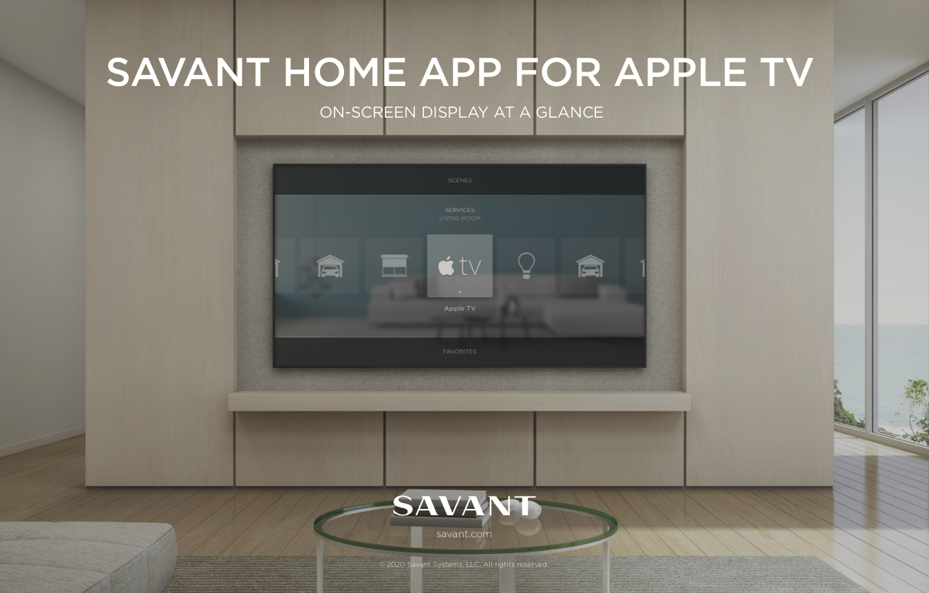 Savant User Experience - Elevated Integration - Technology & Automation